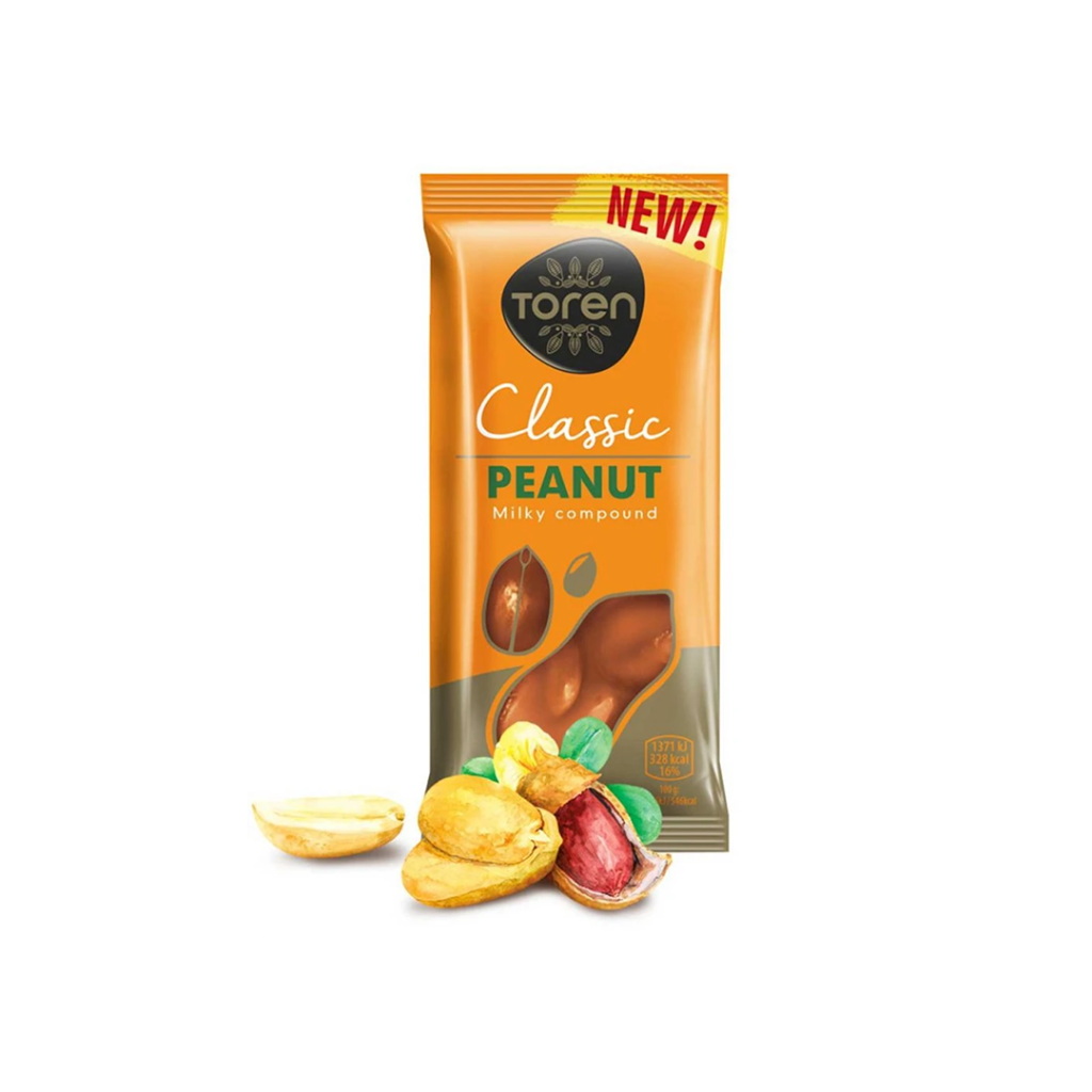 Toren Classic Peanut Milky Compound Chocolate (55g) - Chocolate Junction BD